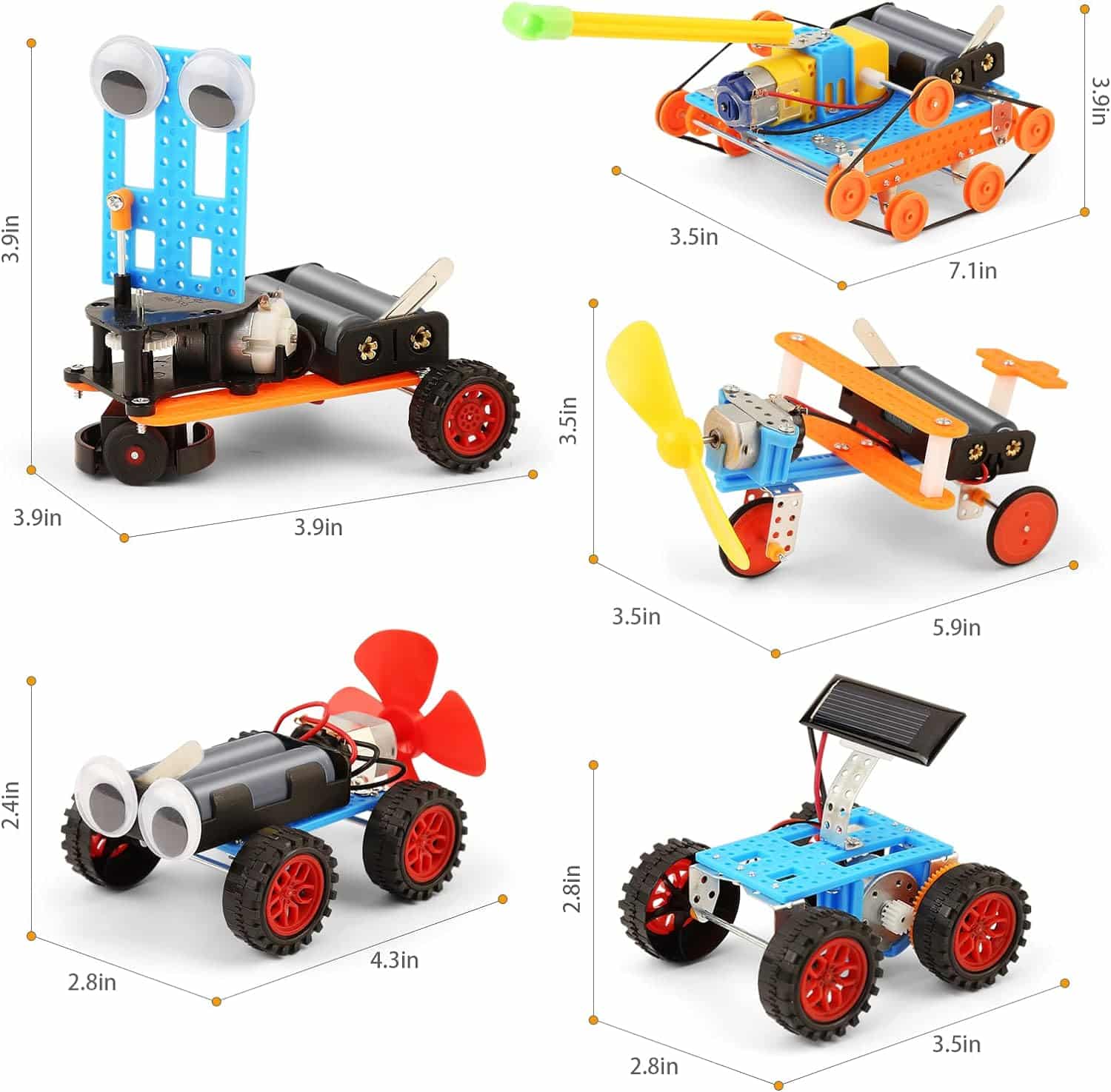 5 in 1 STEM Robot & Car Kit for Kids - TSZ Retail Store Limited