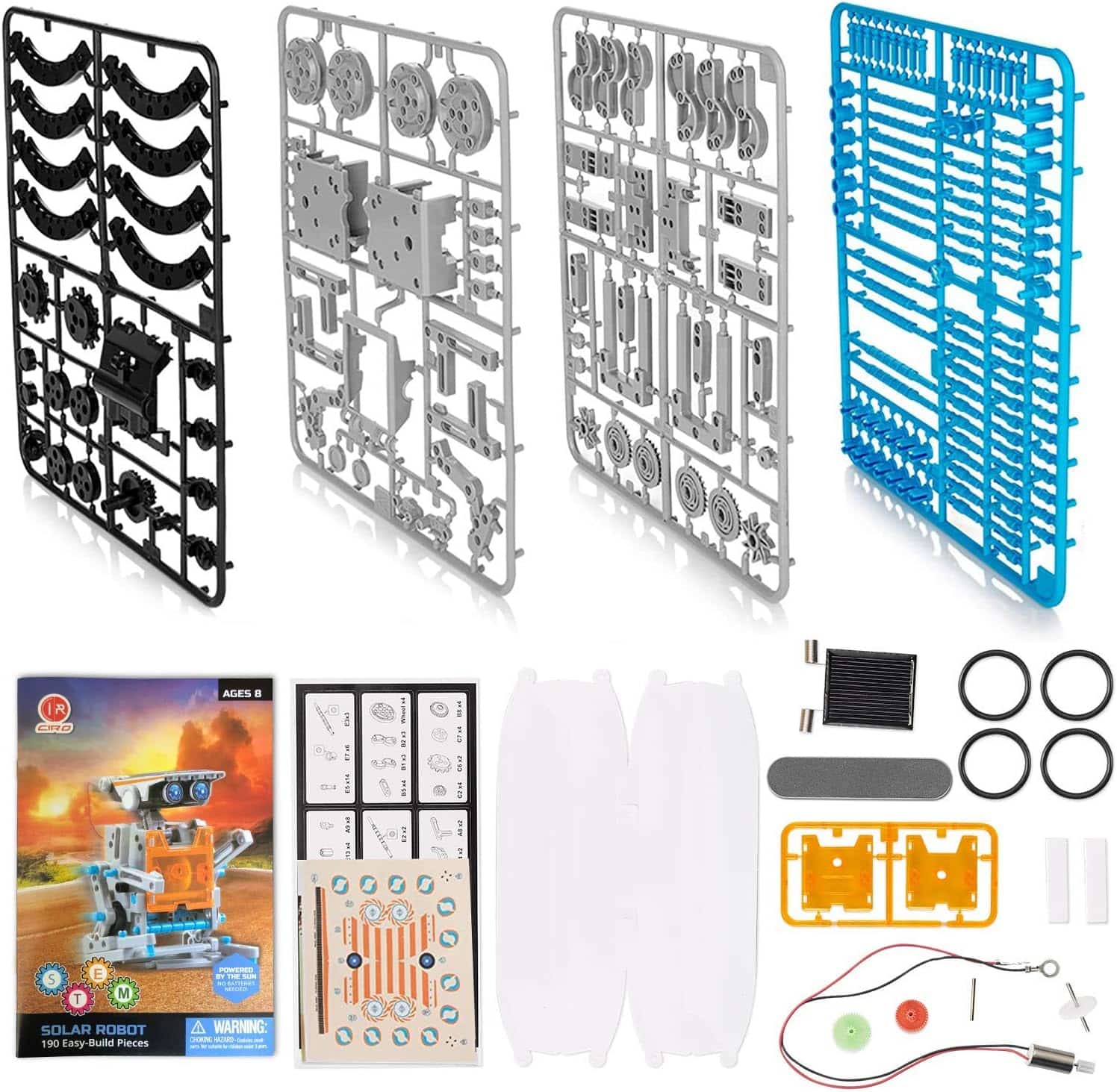 CIRO Solar Robot Creation Kit 12-in-1 Solar Robot Kit - TSZ Retail ...